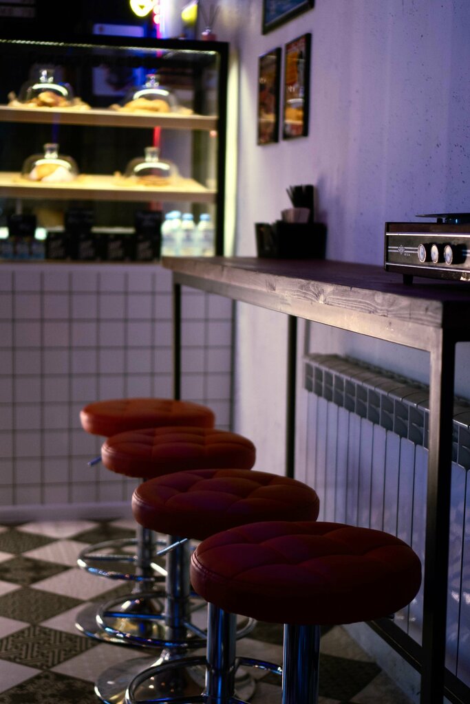 Kahve dükkanları Dabl Cup Coffee, Moskova, foto