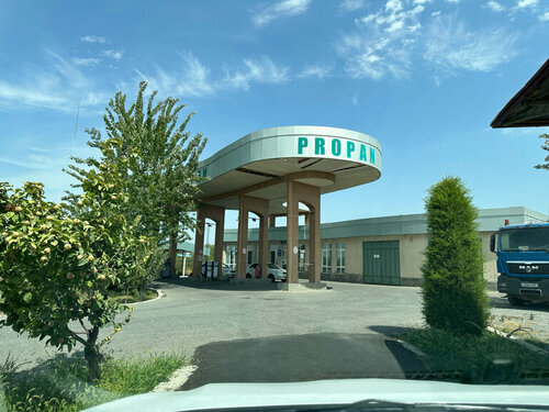 Benzin istasyonu Propane, Fergana eyaleti, foto