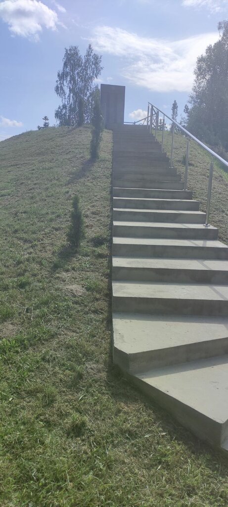 Anıt, heykel Павшим героям, Mogiliovskaya oblastı, foto