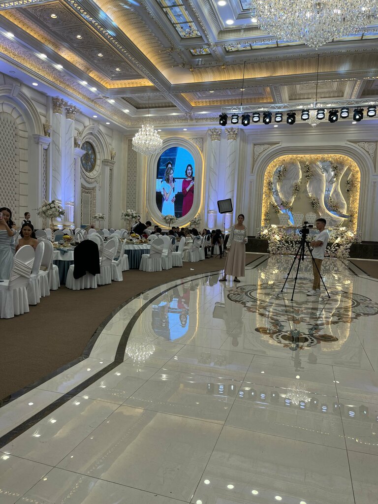 Düğün, toplantı salonu Dostyk palace, Almatı eyaleti, foto