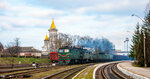 Окница (orașul Ocniţa), tren istasyonu  Oknitsa'dan