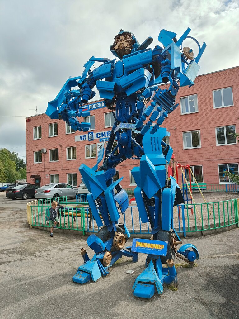 Park, sokak heykeli Трансформер, Saint‑Petersburg ve Leningradskaya oblastı, foto