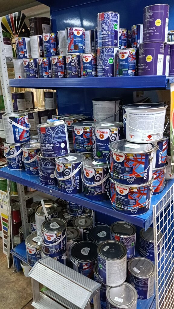 Boya ve cila malzemeleri üretim ve satış yerleri ИП Августовская В. В., Moskova, foto