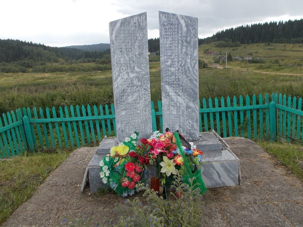 Anıt, heykel Памятник воинам-землякам, Çeliabinskaya oblastı, foto