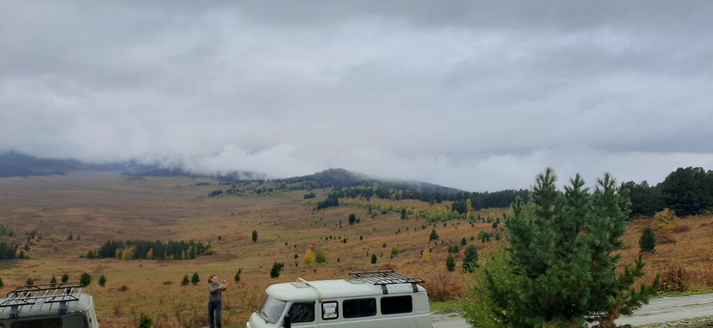 Seyir terası Смотровая площадка на гору Красное и болото, Altay Cumhuriyeti, foto