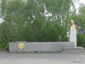 В.И. Ленин (Kurgan Region, Tselinny munitsipalny okrug, selo Kostygin Log), anıt, heykel  Kurganskaya oblastından