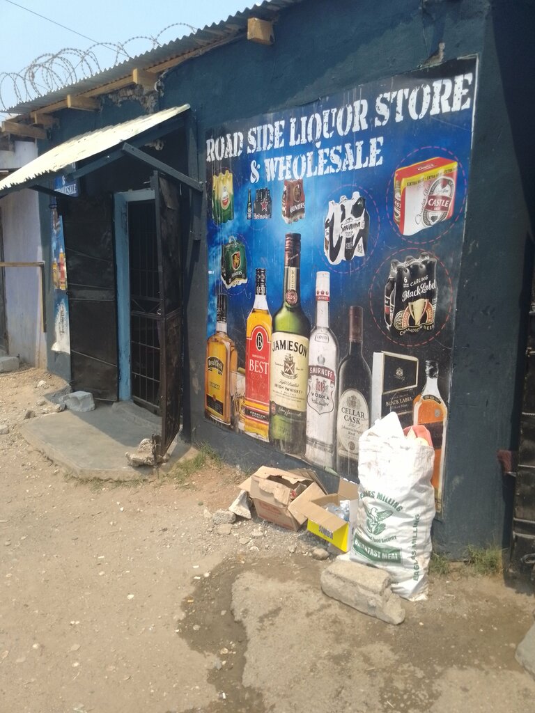 Alkollü içecekler Roadside, Lusaka, foto