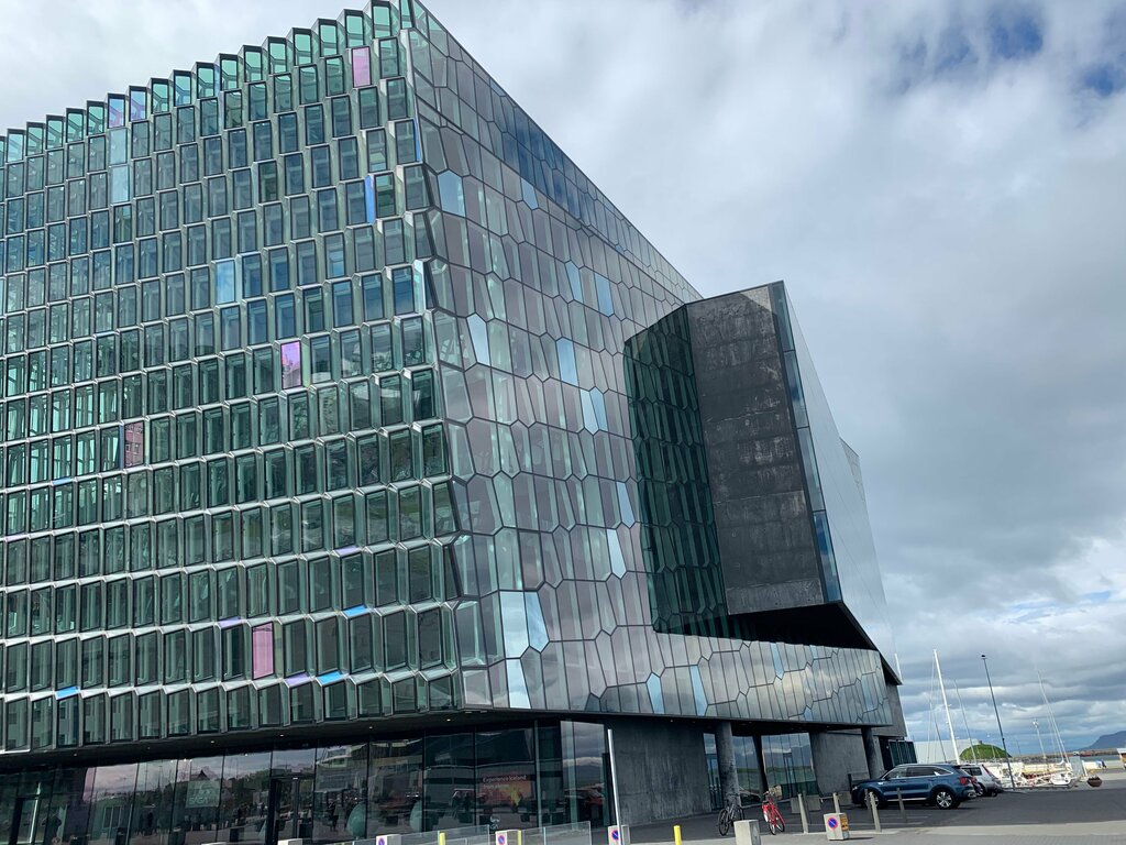 Konser salonları Harpa, Reykyavik, foto