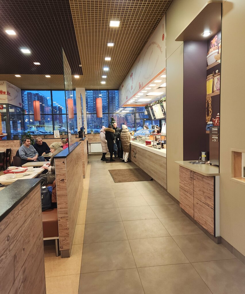 Pasta, şekerleme ve tatlı Teremok cakes, Saint‑Petersburg ve Leningradskaya oblastı, foto