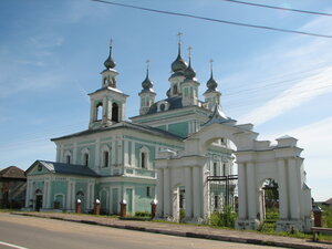 Tserkov Troitsy Zhivonachalnoy v Voshchazhnikovo (Yaroslavl Region, Borisoglebskiy rayon, selo Voshchazhnikovo), ortodoks kiliseleri  Yaroslavskaya oblastından