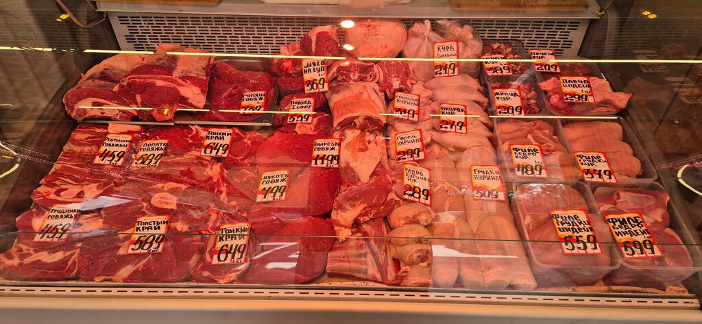 Market Свежее мясо, Saint‑Petersburg ve Leningradskaya oblastı, foto