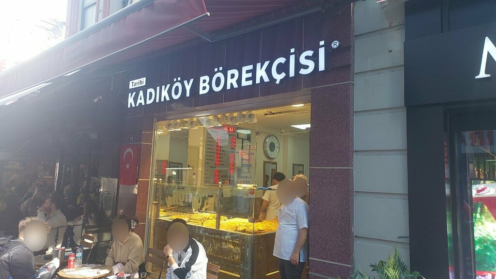 Pasta, şekerleme ve tatlı Kadıköy Börekçisi, İstanbul, foto