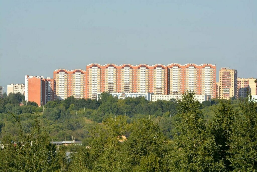 Konut blokları Mikrorayon Zapadny, Domodedovo, foto