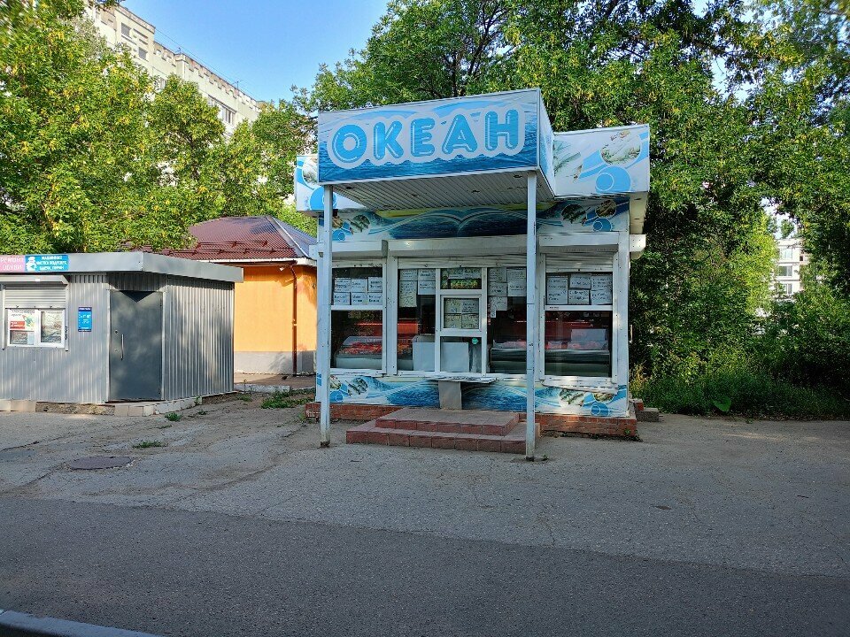 Balık ve deniz ürünleri Океан, Novokuybyşevsk, foto