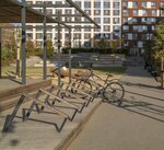 Bicycle parking (Kalinovaya ulitsa No:7, derevnya Sapronovo), bisiklet park yerleri  Moskova ve Moskovskaya oblastından