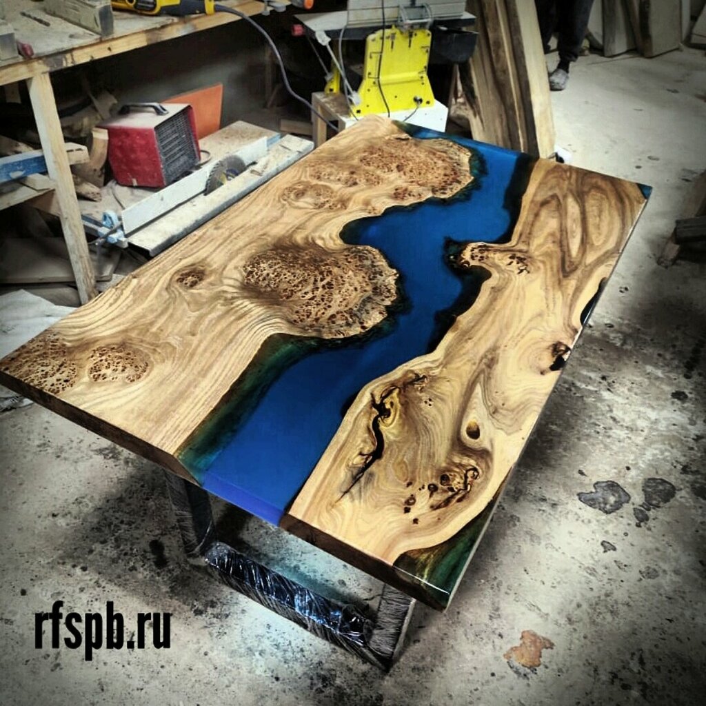 Özel mobilya yapımı River table, Saint‑Petersburg ve Leningradskaya oblastı, foto