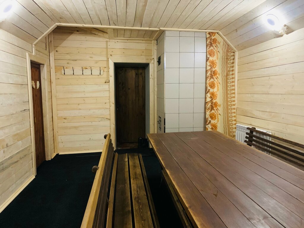 Hamamlar Odun üzerinde rustik hamam, Moskova ve Moskovskaya oblastı, foto