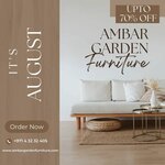Amber (177, Umm Suqeim Street, Dubai), bahçe mobilya ve ekipmanları