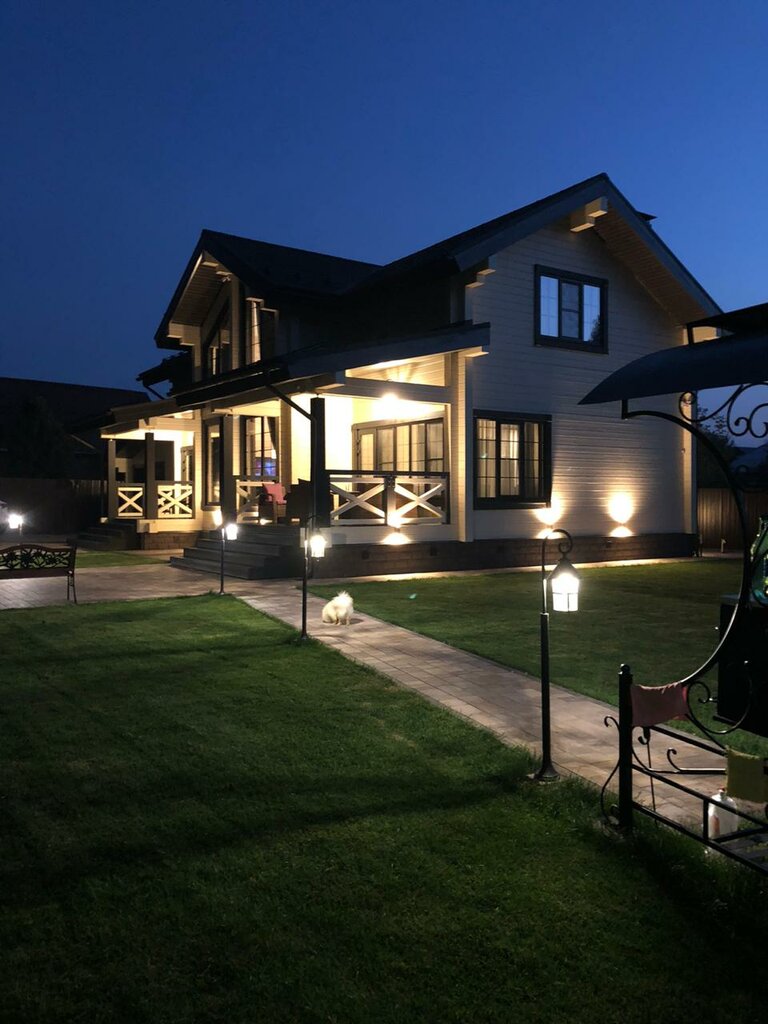 Yazlık ev inşaatı Leskon, Moskova, foto