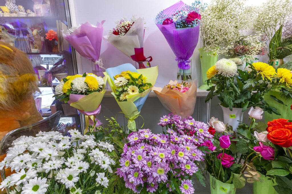 Çiçekçiler Korogodin flowers, Solneçnogorsk, foto