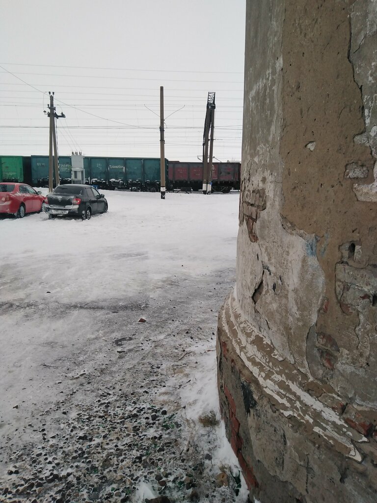 Tren istasyonu Nura, Karağandı eyaleti, foto