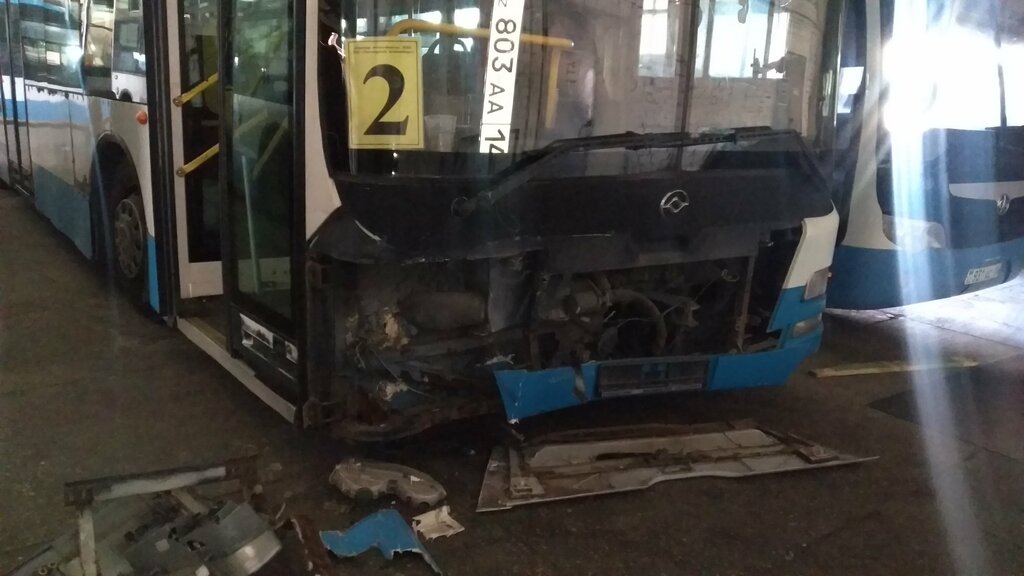 Otobüs park yerleri Pavlodar Auto Combine, Pavlodar, foto