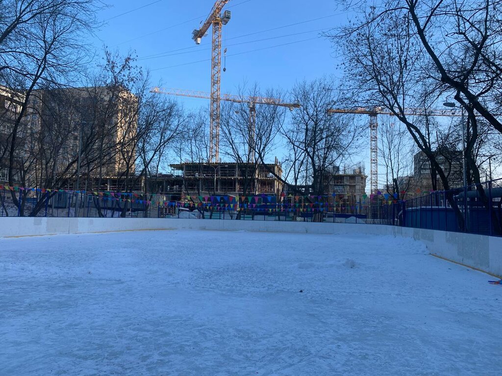 Buz pateni pistleri Ice rink, Moskova, foto