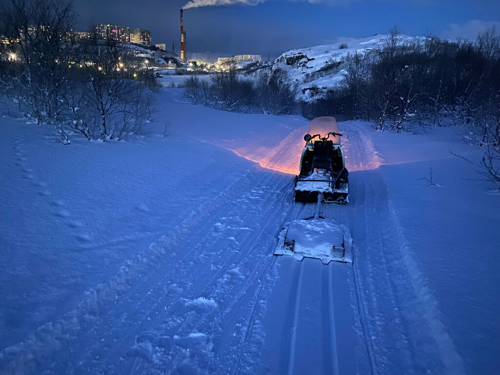 Kayak merkezleri Лыжная база, Polyarny, foto