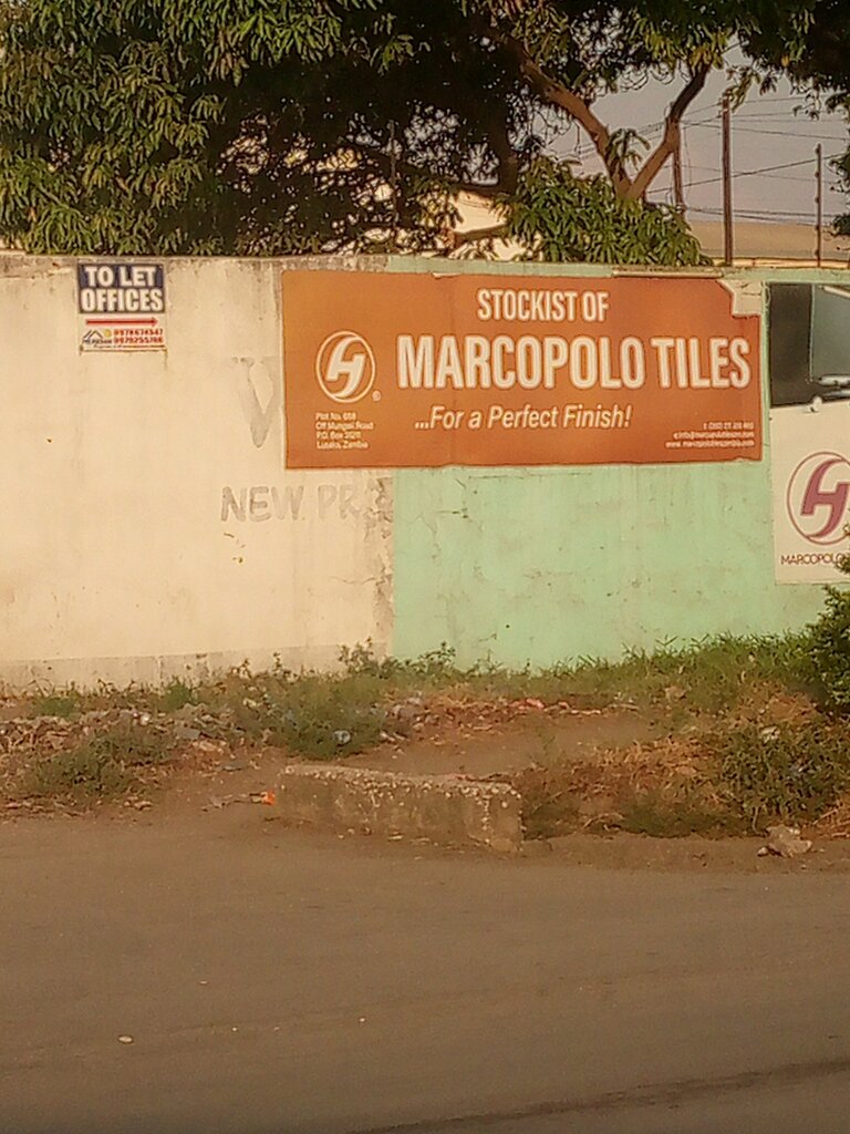 Tuğla firmaları Marcopolo Tiles, Lusaka, foto