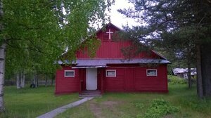 Lutheran church (Republic of Karelia, Muyezerskiy rayon, Ledmozerskoye selskoye poseleniye, posyolok Tiksha, Tsentr), protestan kilisesi  Karelya Cumhuriyeti'nden
