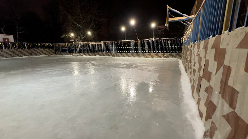 Buz pateni pistleri Ice rink, Moskova, foto