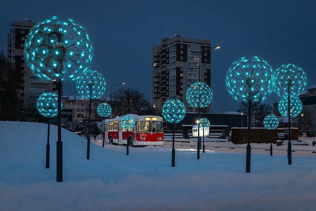 Teknoloji anıtı Тверской троллейбус, Tver, foto