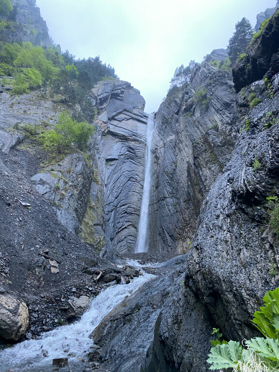 Şelale Водопад Зрыхский, Dağıstan, foto