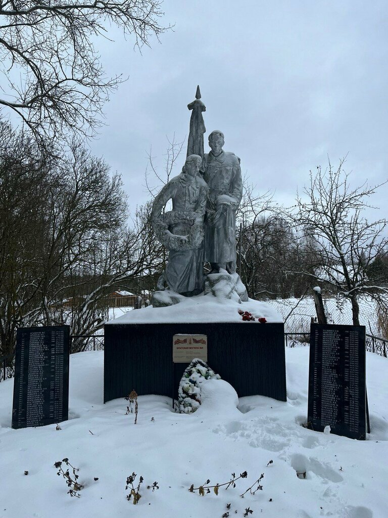 Anıt, heykel Воинское захоронение 96 бойцов РККА, Tverskaya oblastı, foto
