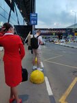 Şeremetyevo Havalimanı- Terminal B (Sheremetyevskoye Highway No:вл37, Khimki), toplu taşıma durağı  Himki'den