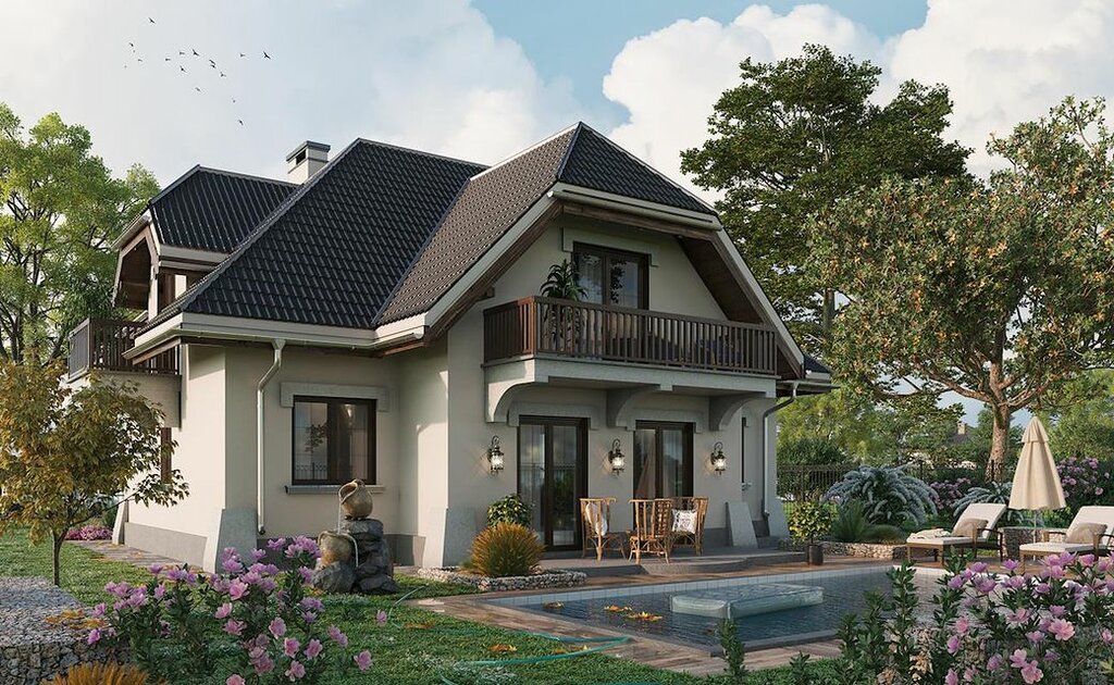 Yazlık ev inşaatı Sola, Nijni Novgorod, foto