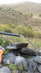 Spring, stream (Chechen Republic, Itum-Kalinskiy rayon, Terloyskoye selskoye poseleniye, selo Malkhista, khutor Meshi), pınar, çay  Çeçen Cumhuriyeti'nden