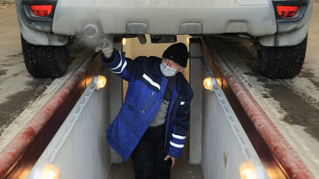 Araç muayene istasyonları Пункт техосмотра, Krasnoyarsk, foto