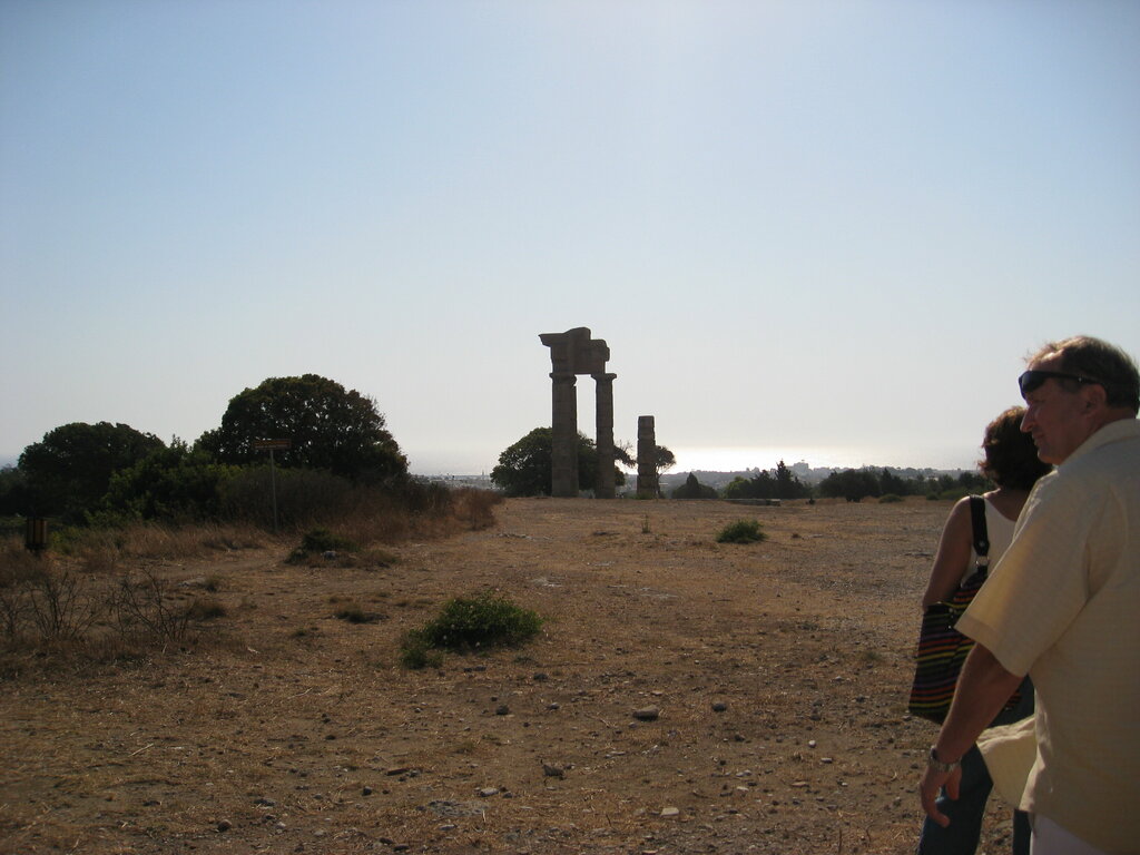 Turistik yerler руины храма Аполлона Пифийского, Rodos, foto