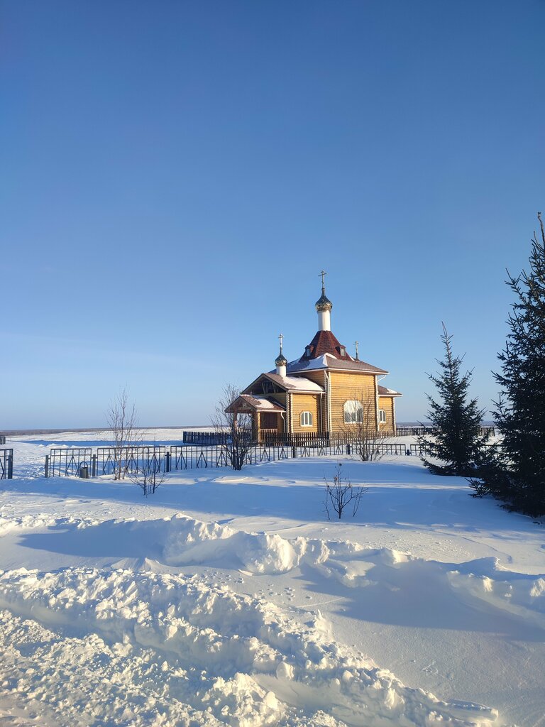 Ortodoks kiliseleri Православный храм, Tomskaya oblastı, foto