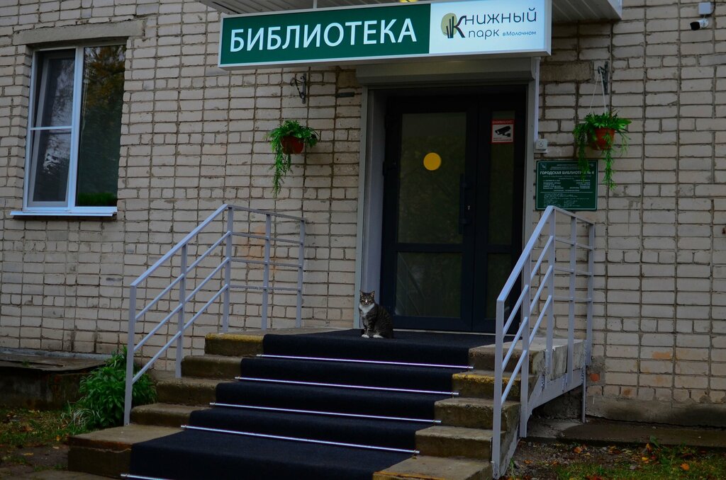 Kütüphaneler Municipal library № 4, Vologodskaya oblastı, foto