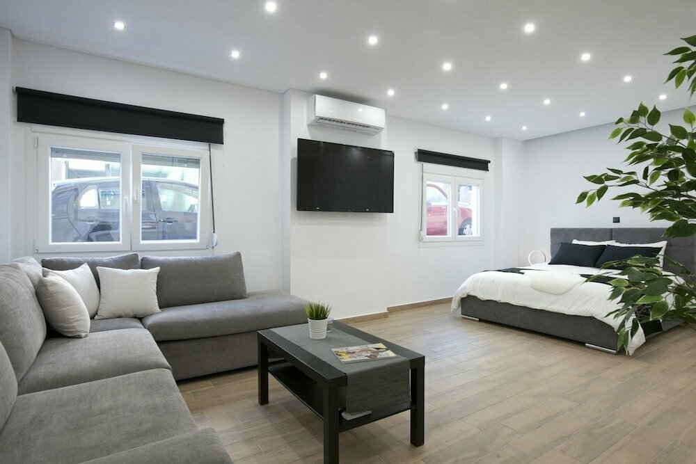 Kısa süreli konaklama B Koukaki A Modern Studio, Atina, foto