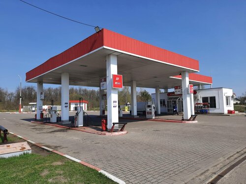 Benzin istasyonu Лукойл, Baranavichy, foto