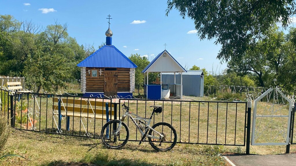 Şapel, haç anıtı Часовня Николая Чудотворца, Samarskaya oblastı, foto
