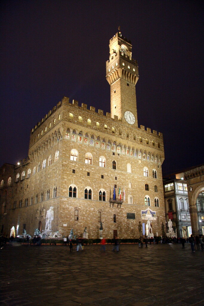 Turistik yerler Palazzo Vecchio, Floransa, foto