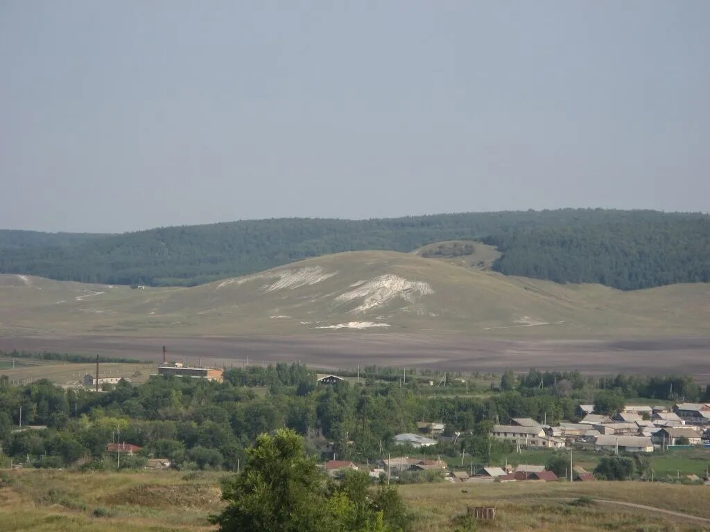 Dağ zirvesi Сухан гора, Ulyanovskaya oblastı, foto