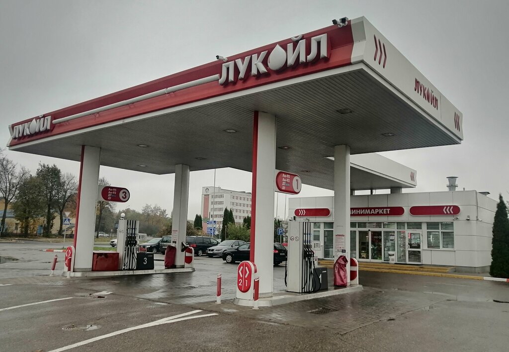 Benzin istasyonu Лукойл, Grodno, foto