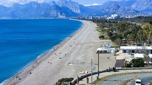 Konyaaltı Halk Plajı (Merkez, Konyaaltı, Konyaaltı, Antalya), plaj  Antalya'dan