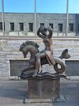 Девушка на морском коньке (Alexandra Nevskogo Square No:2), park, sokak heykeli  Saint‑Petersburg'dan