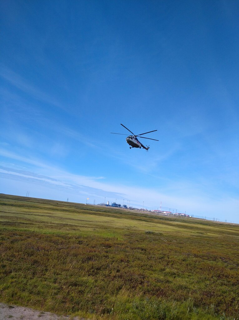 Helikopter pisti вертолетная площадка МР Россихина, Nenets özerk okrugu, foto
